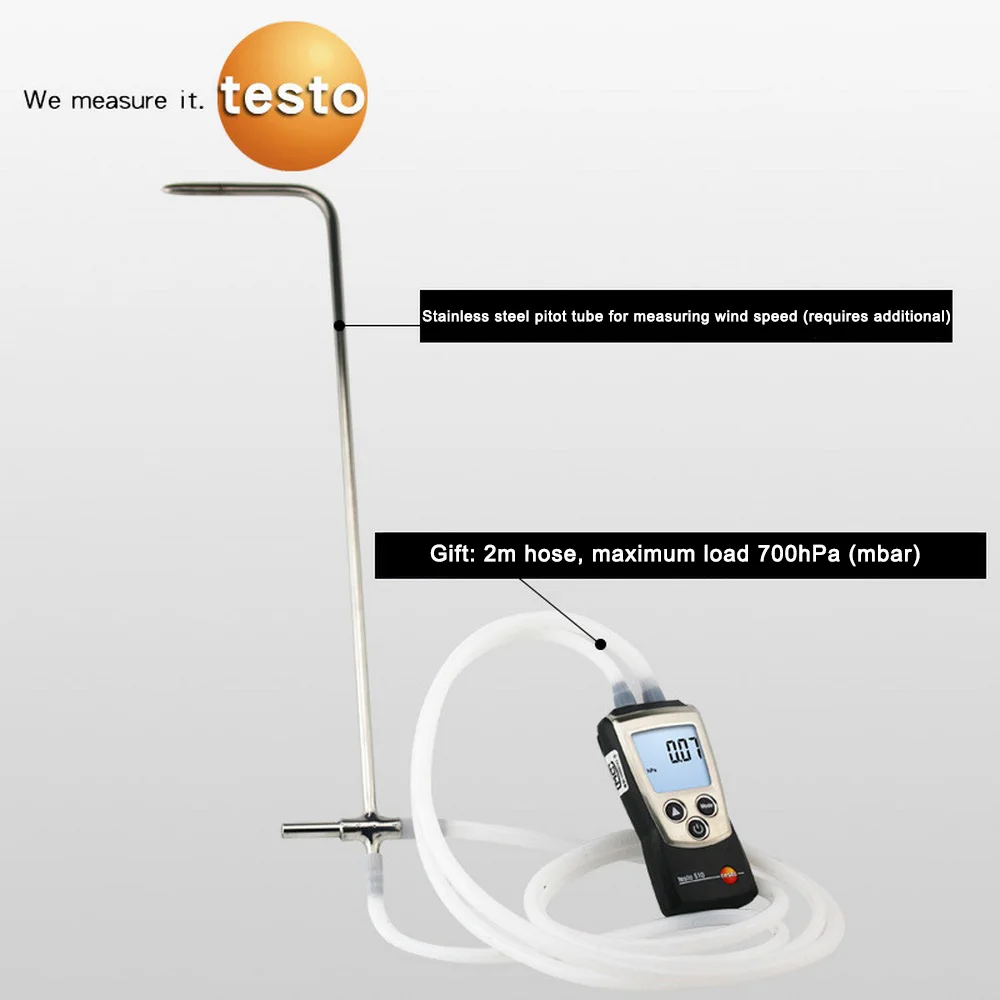 Testo 510 Digital Refrigeration Systems Pressure Gauge Accurate PSI ...