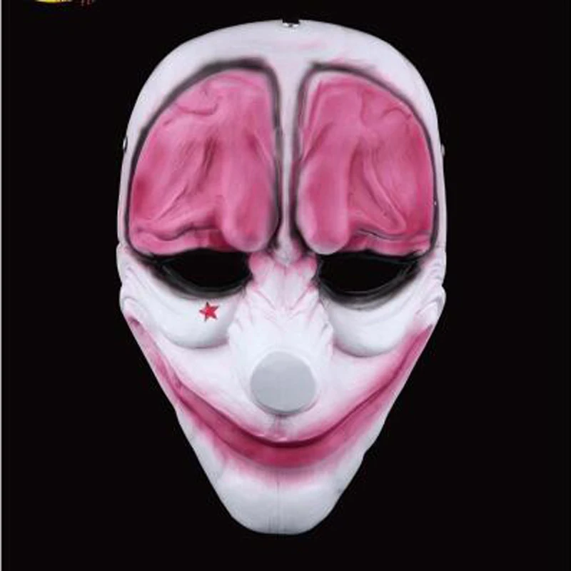 High Quality Halloween Scary Payday 2 Hoxton Resin Masks Party Cosplay ...