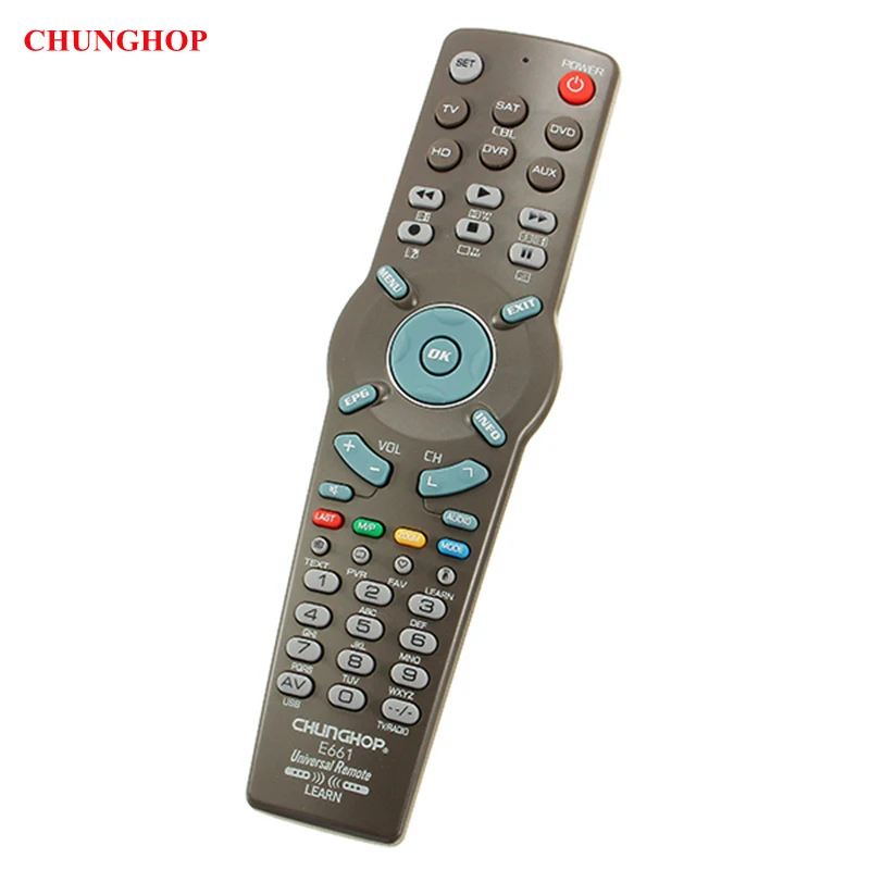 Chunghop E661 6 In1 Replacement Remote Control Universal Learning For