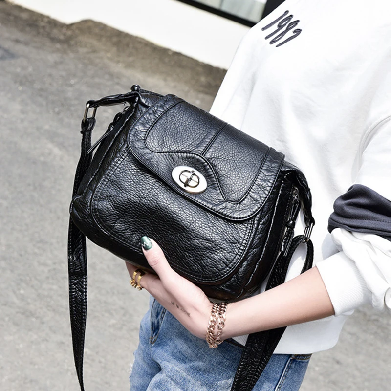 Leather Crossbody Bag With Long Straps | Paul Smith