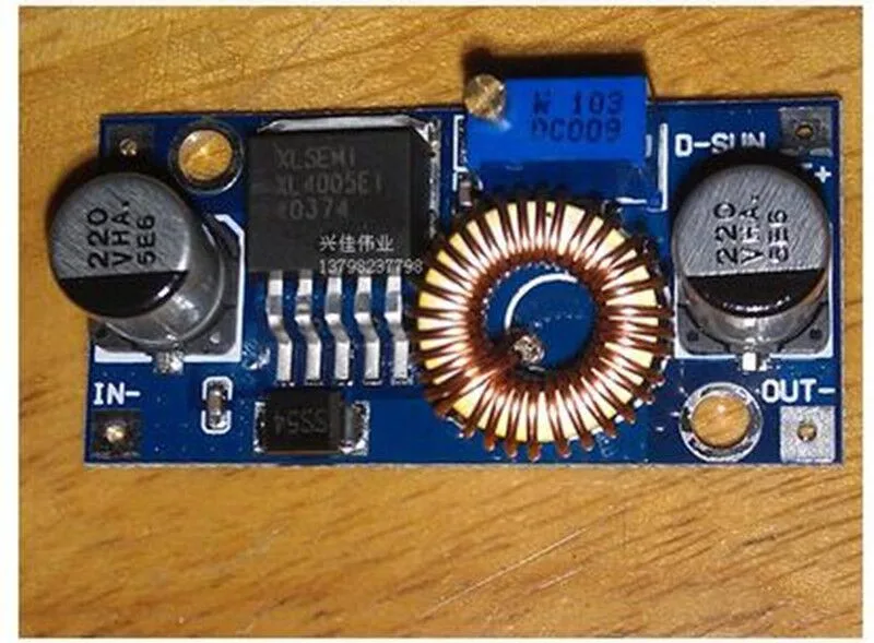 5a Dc-dc Step-down Xl4005e1 Adjustable Power Supply Module Dc Dc Step ...