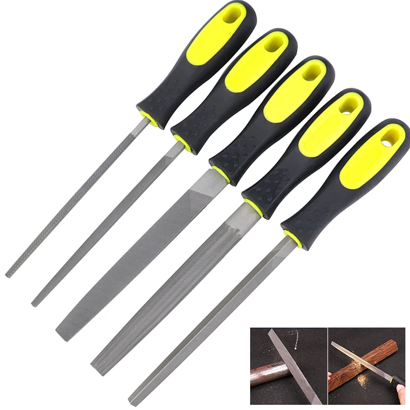 6''/8''/10'' Wood Rasp Steel File Carving Flat/Triangle/Round/Square ...