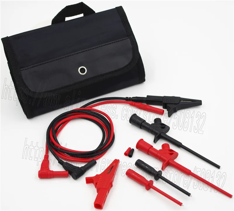 Insulation Spring Loaded Piercing Needle Test Lead Probe Crocodile ...