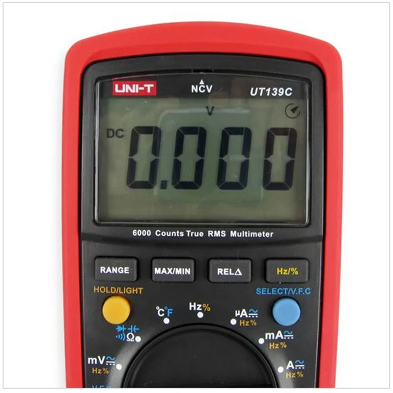 UNIT Digital Multimeter UNI-T UT139C True RMS Meter AC DC Voltmeter ...