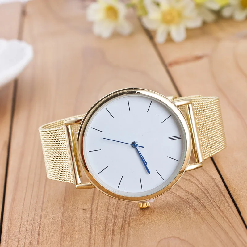 ⌚️ 2017 New Famous Brand Gold Silver Casual Quartz Watch Women Mesh ...