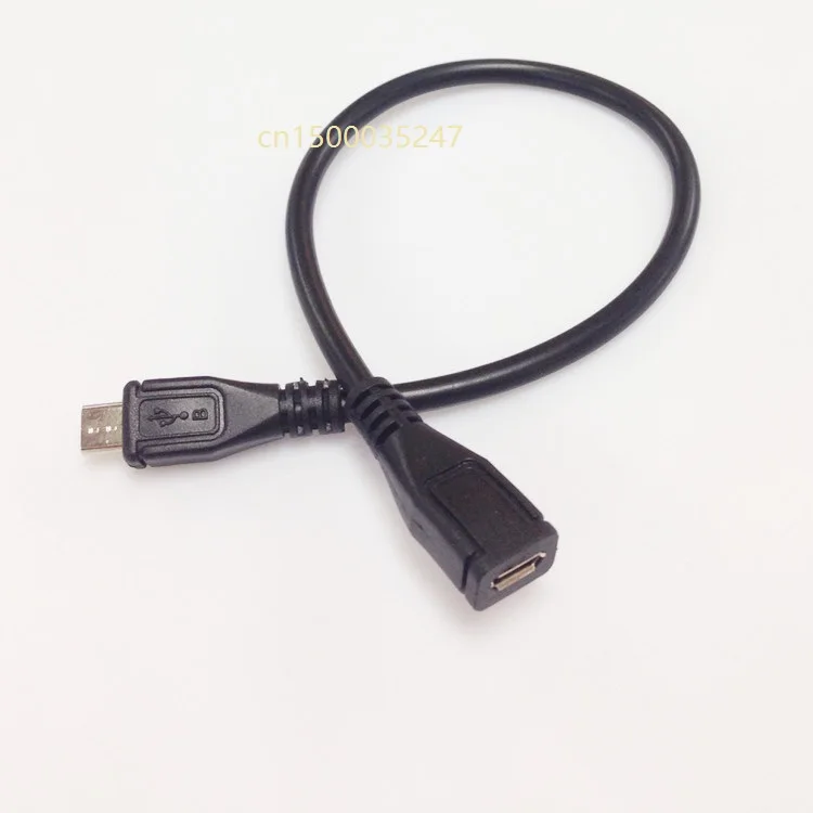 Cable de extensión MICRO USB 2,0 macho a hembra, 30CM, para teléfono móvil Android|Cables USB ...