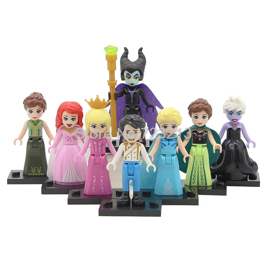 Single Sale Princess Girl Fairy Tale Figure Belle Doll Mulan Cinderella ...