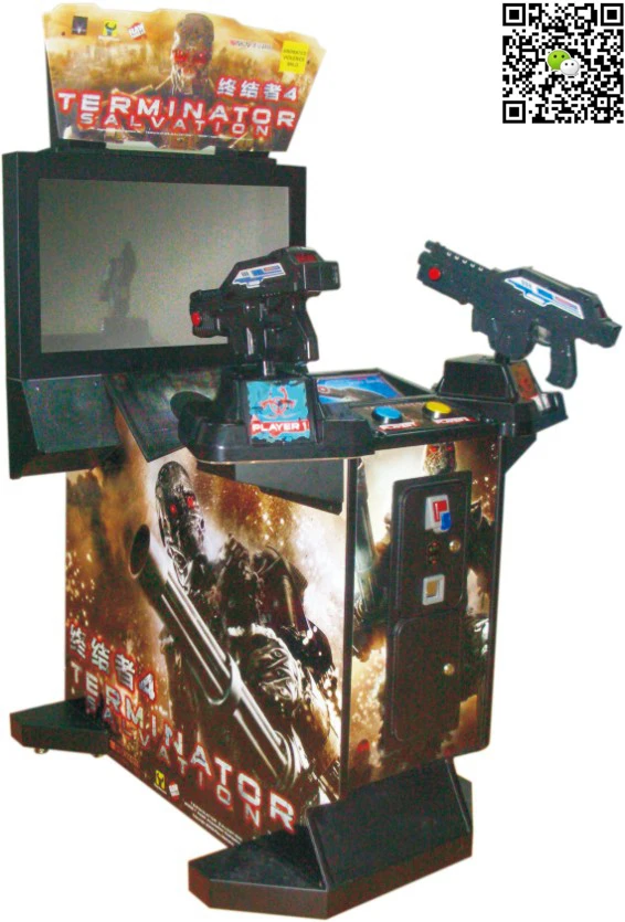 TERMINATOR Arcade Games shooting coin game machine/Gun Arcade Shooting ...