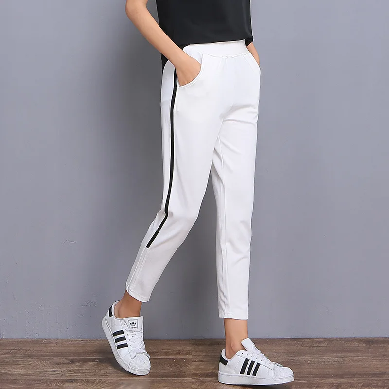 Peneran Cotton Jogging Pants Women Sport Pants 2019 Autumn Winter