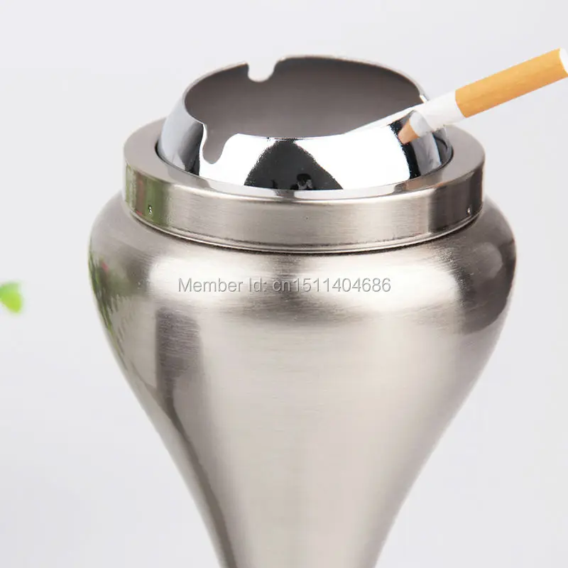 New Arrive Standing Novelty Stainless Steel Metal Smoking Ashtray For ...