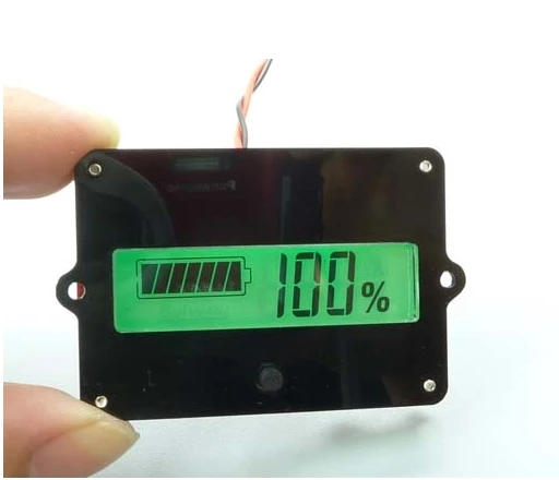 LCD Battery Display Board 8-63v Battery Capacity Indicator Coulombmeter ...