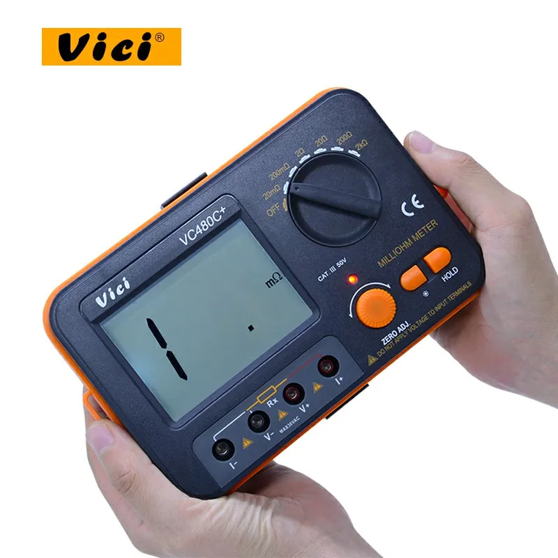 VICI VC480C+ 3 1/2 Digital Milli-ohm meter milli resistance tester ...