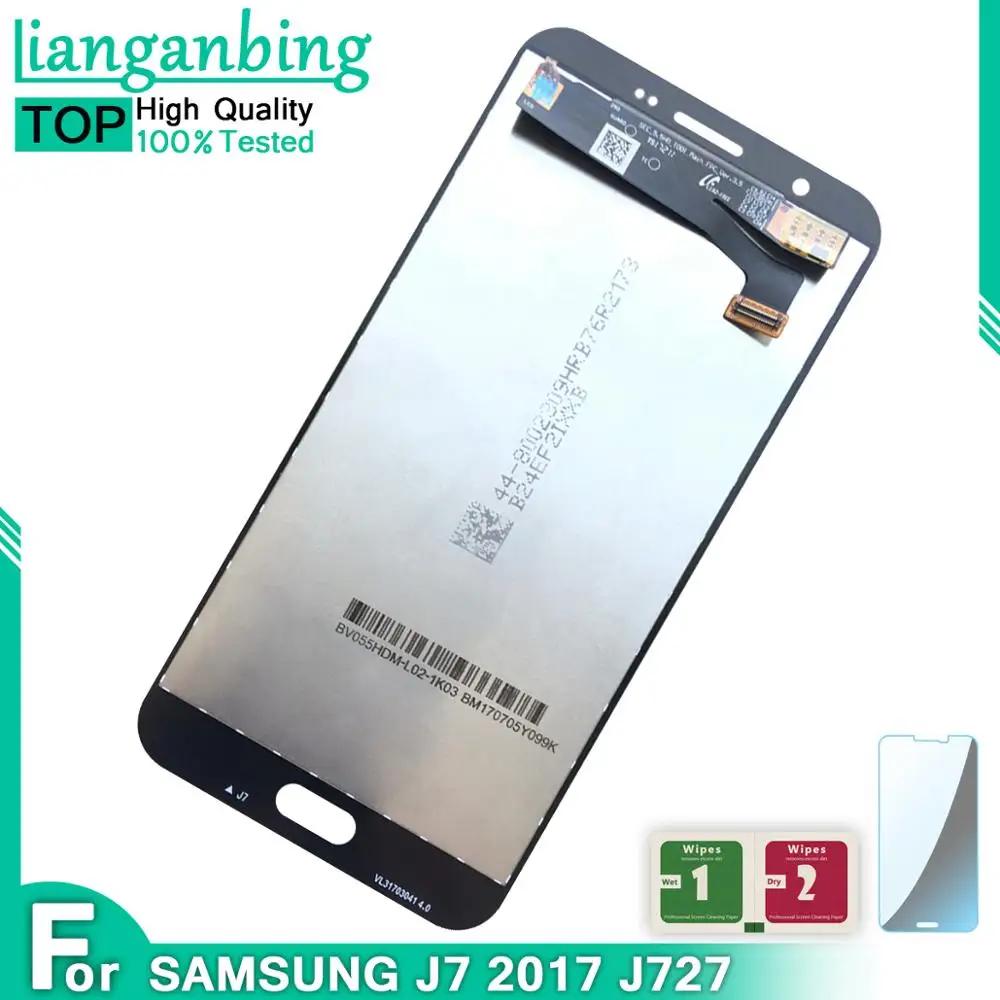 Novo super amoled lcd j727 j7 2017 SM J727P j727v j727a display 100% ...