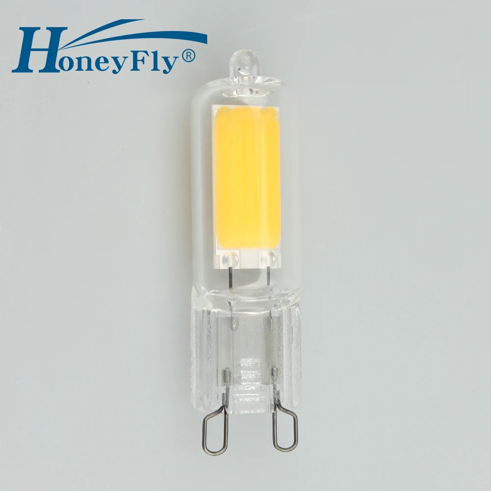 HoneyFly-G9-LED-Lamp-4W-220V-Capsule-Clear-Crystal-Warm-White-LED-Light ...