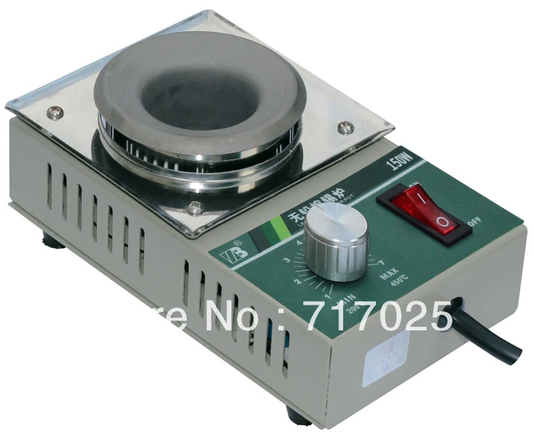 Lead Free Solder pot/ Round Titanium alloy Soldering Pot/Mini Type lead ...