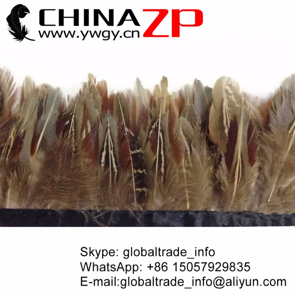 Exporting From Factory Www.ywgy.cn Wholesale 10yards/lot Natural Brown Ringneck Pheasant Plumage ...