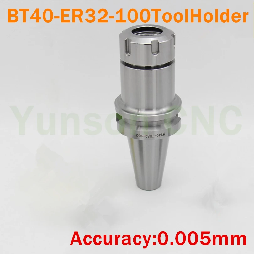 High Precision BT40 ER32 100 BT40 Arbor ER32 Collet Chuck Tool Holder ...