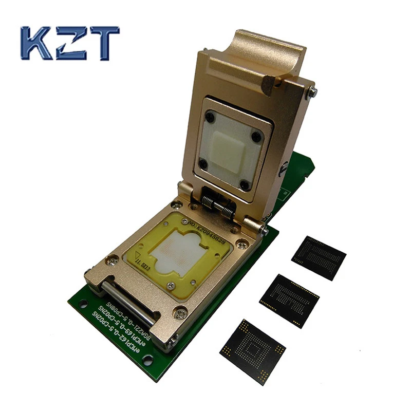 Emmc Socket Emmc153/169 Emcp162/186 Emcp221 Pogo Pin Test Socket Reader ...