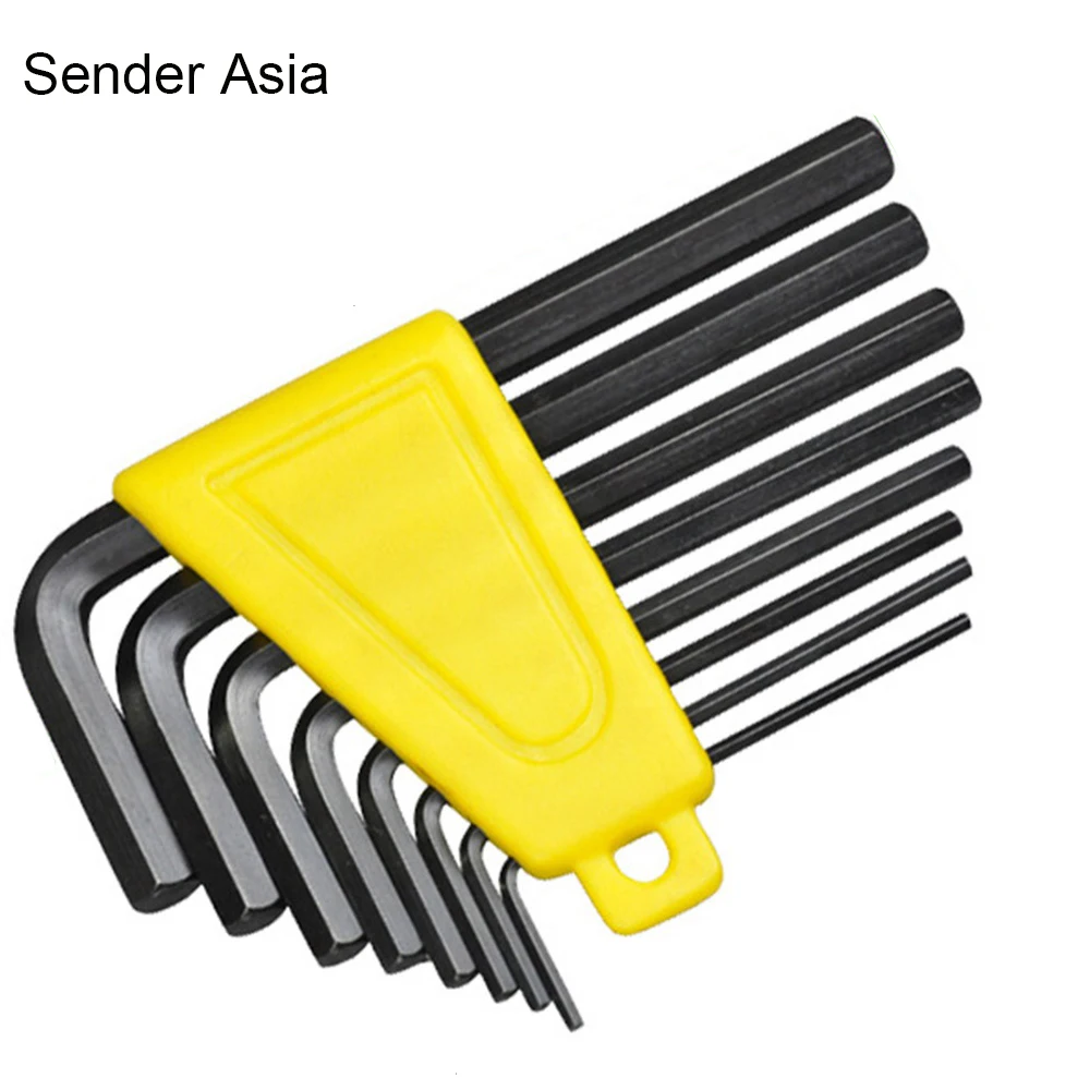 8in1 1.5mm 6.0mm Long Arm Hex Head L Shape Hexagonal Spanner Wrench Set ...