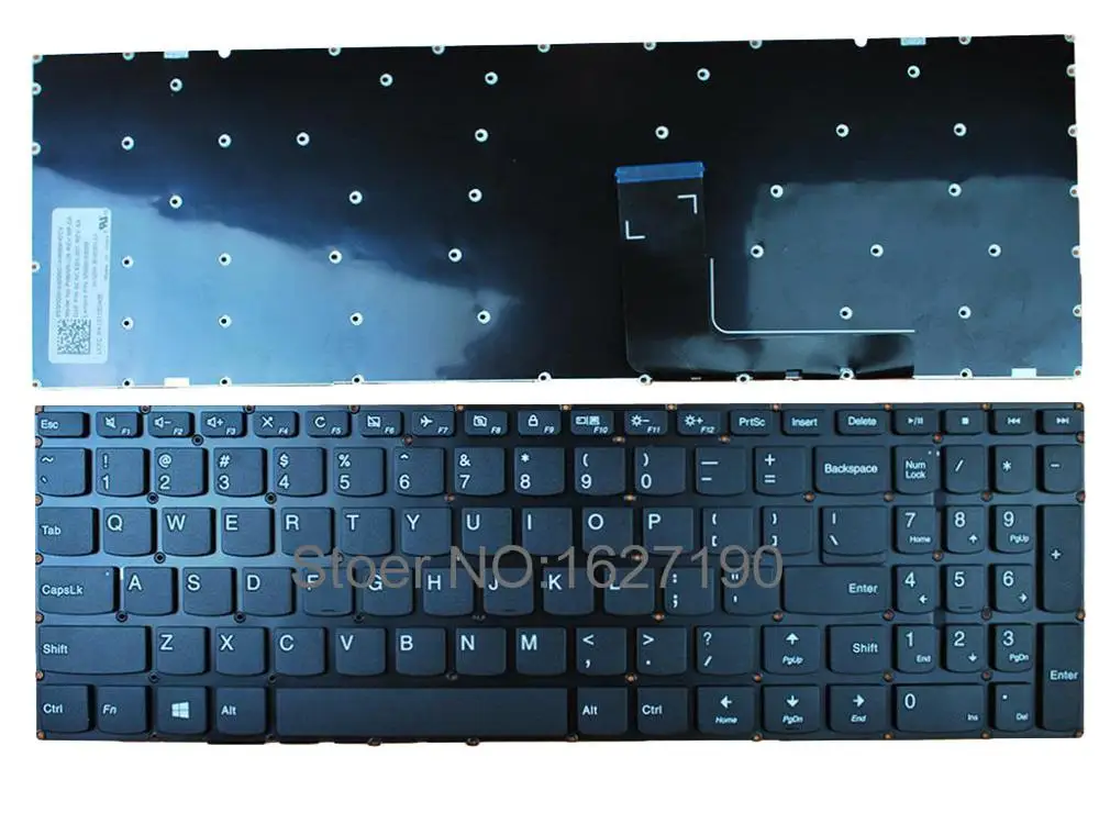 US Keyboard For LENOVO Ideapad 310 15 BLACK win8 Without FRAME New ...