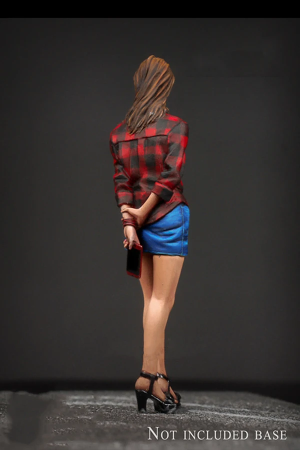 1/24 75mm modern civilian girl standing soldier toy Resin Model ...