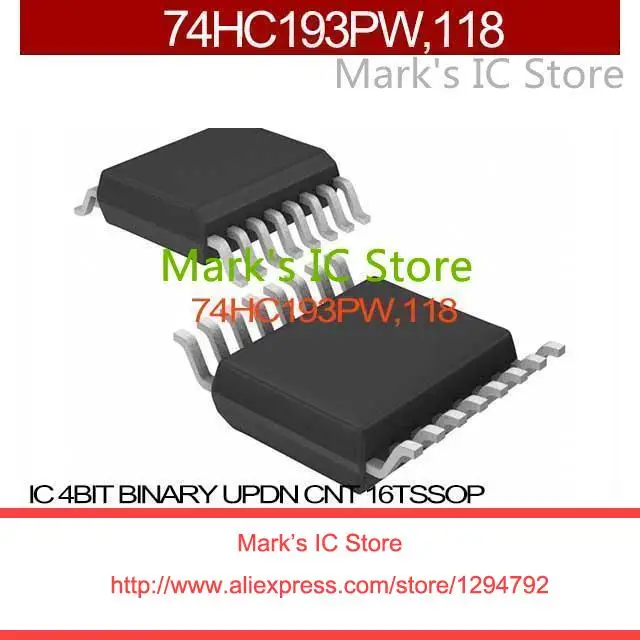 74HC193PW,118 IC 4BIT BINARY UPDN CNT 16TSSOP 74HC193PW,1 74HC193P ...