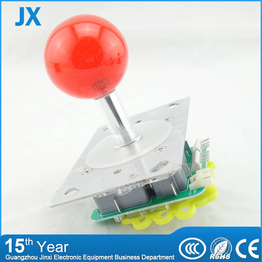 Newest Arcade LED Joystick with circuit board 35mm Crystal Babble ball ...