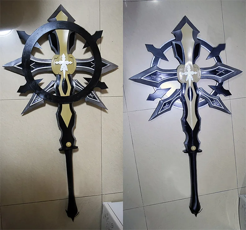Overlord Lupusregina Beta arma Crosier Cosplay réplica cetro Prop ...