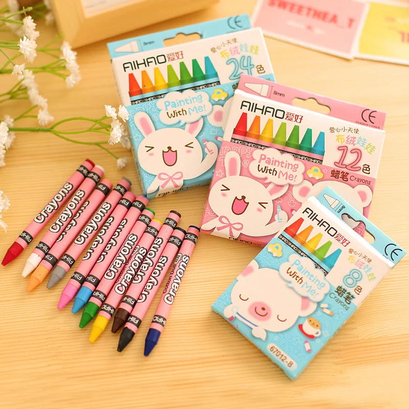 Cute crayons for kids Drawing pastel pack Multi color Gift Stationery ...