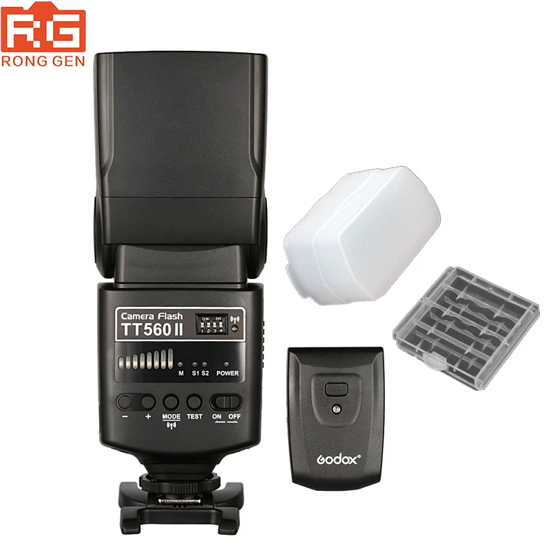 Godox Camera Flash TT560II GN38 with Build in 433MHz Wireless ...