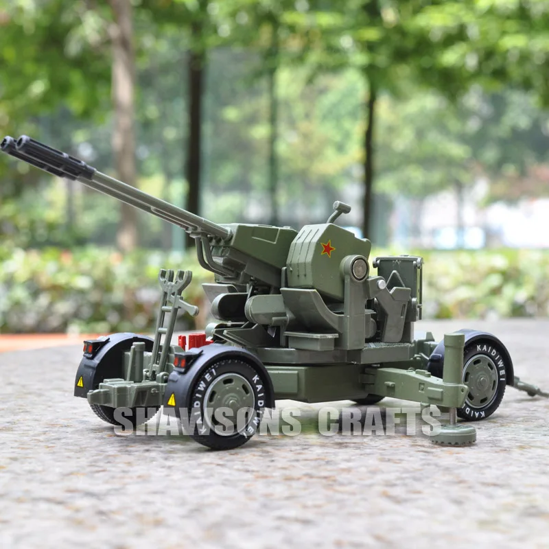 DIECAST METAL MILITARY MODEL TOYS 1:35 ANTI-AIRCRAFT GUN ARTILLERY ...