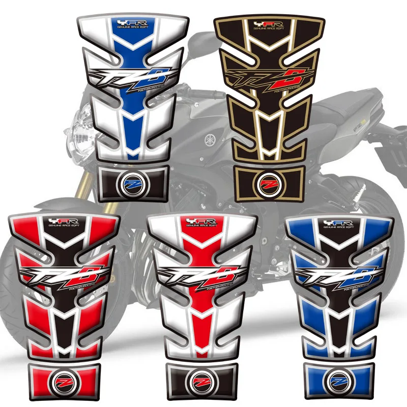 3D Motorcycle Tank Pad Protector Sticker Tank Decal Fishbone Protective ...