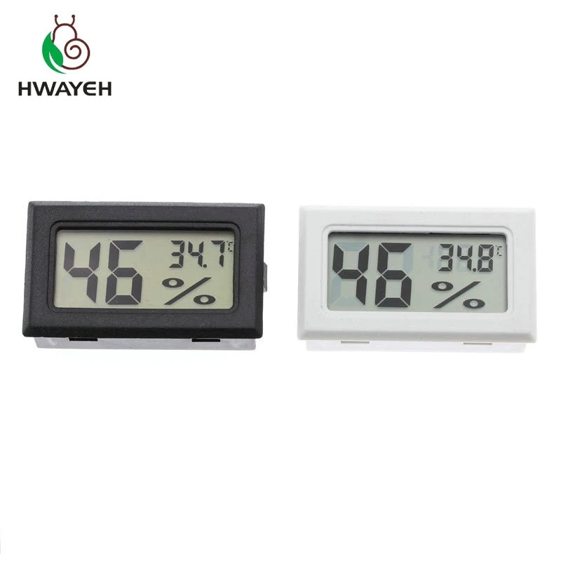 Mini Digital Lcd Indoor Convenient Temperature Sensor Humidity Meter ...