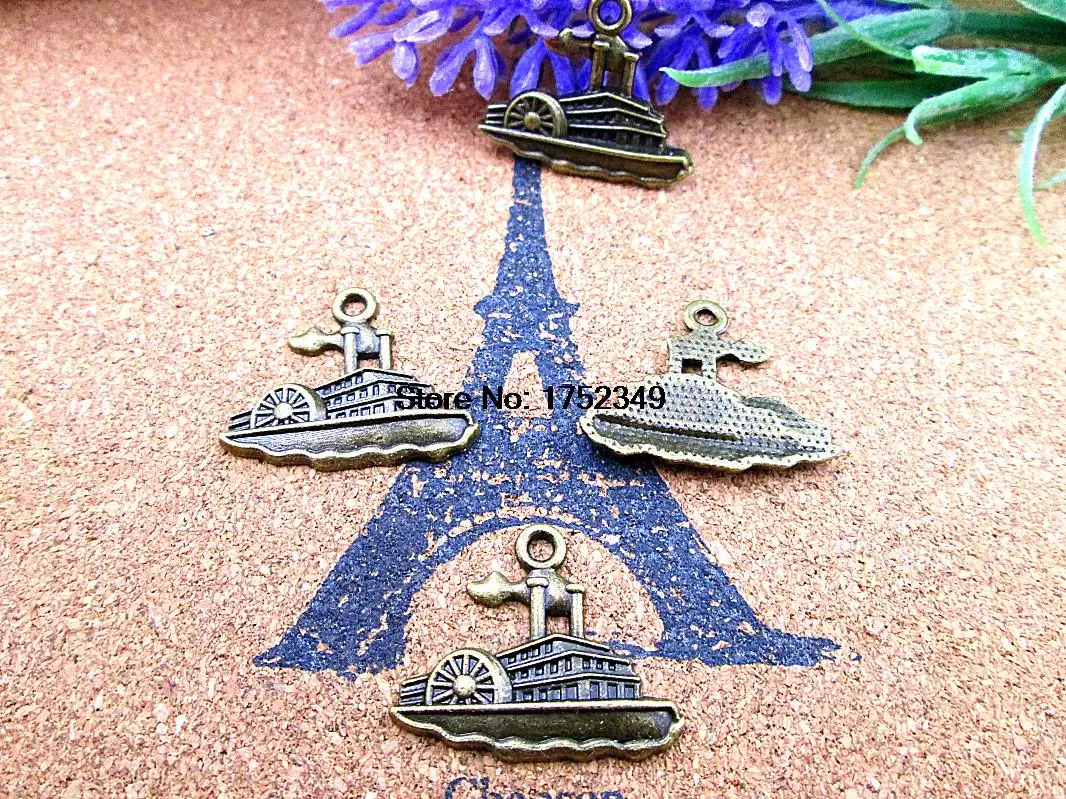 20pcs- Cruise Ship Charms Antique Tibetan Bronze Cruise Ship Charms ...