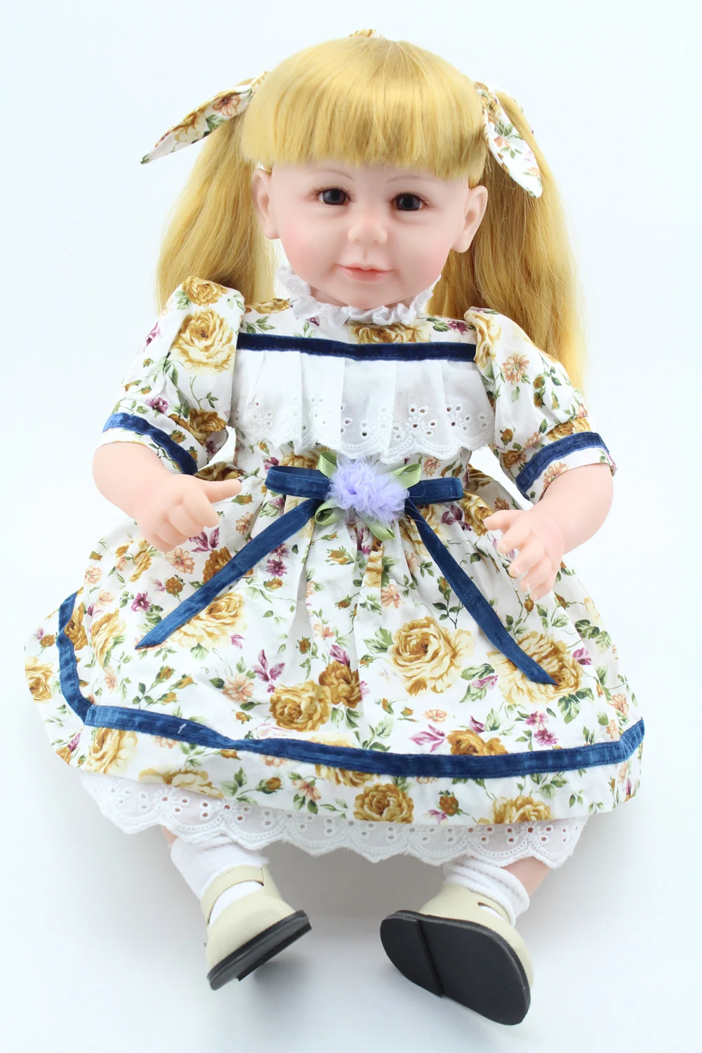 22 Inch Reborn Baby Dolls Realistic Siliceone Newborn Dolls Toddler ...