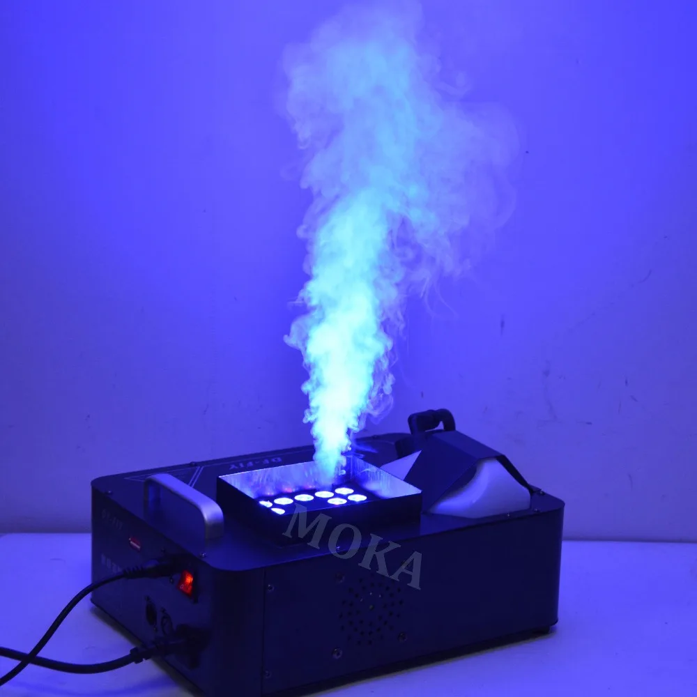 DMX Smoke Machine LED Fog Machine 1500w LED Smoke Wireless Fog ...