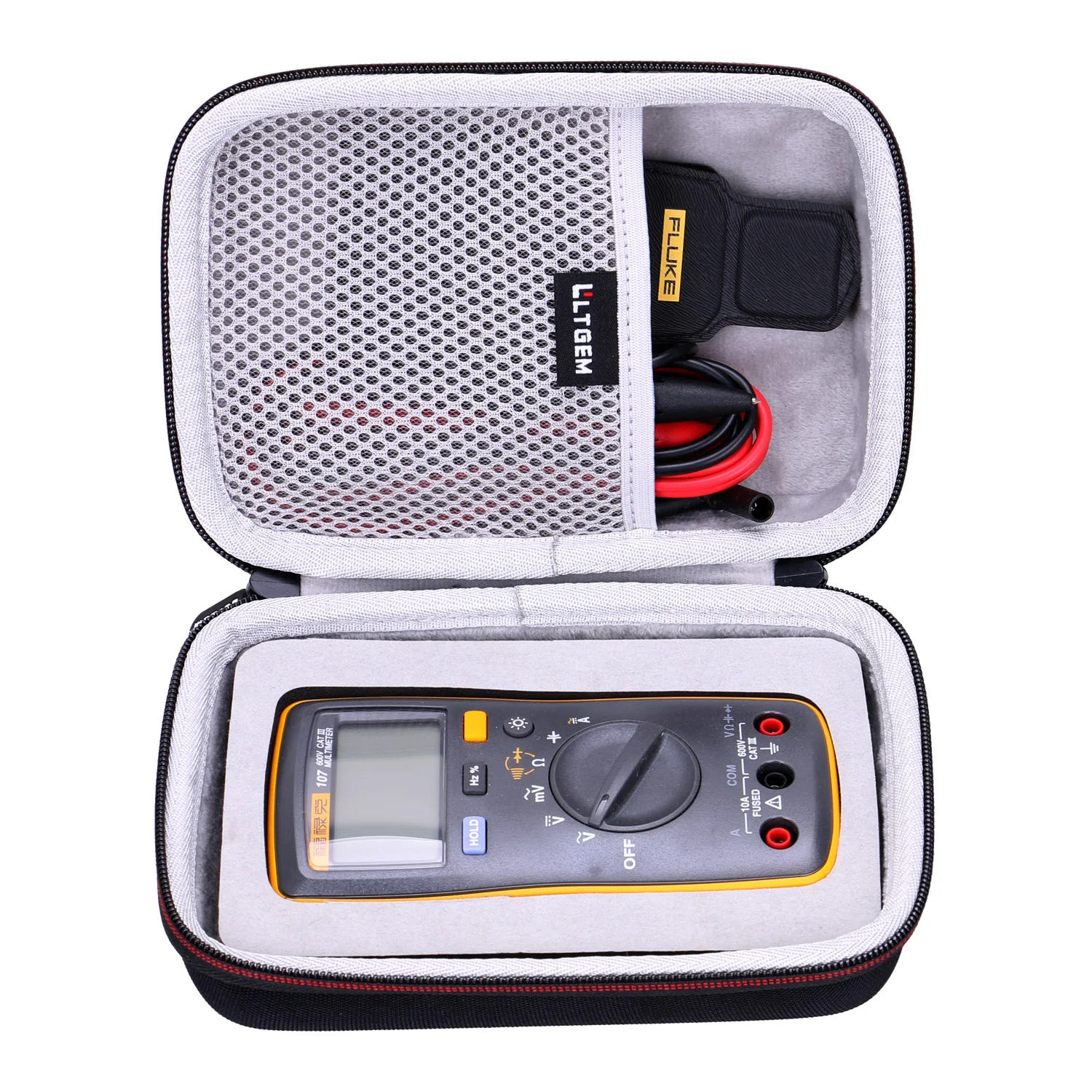 LTGEM EVA Waterproof Carrying Hard Case For Fluke 107 AC/dc Current ...
