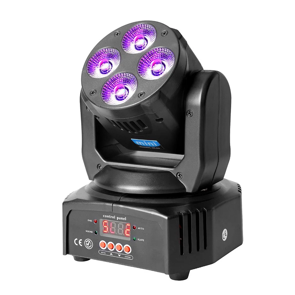 TSSS Mini Moving Head Par Beam light 35W RGBW DMX Led DJ Stage Show ...