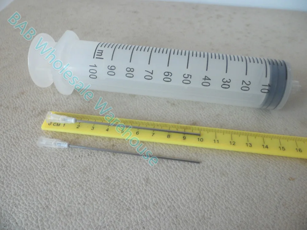 100ml-Luer-lock-syringe-16G-10cm-long-Blunt-Tip-Fill-syringe-dispensing ...