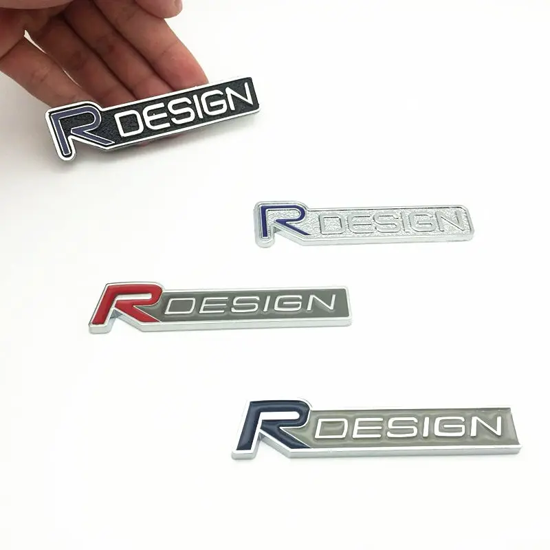 YONGXUN 3D Metal R DESIGN RDESIGN Letter Emblem Badge Car Sticker Car ...