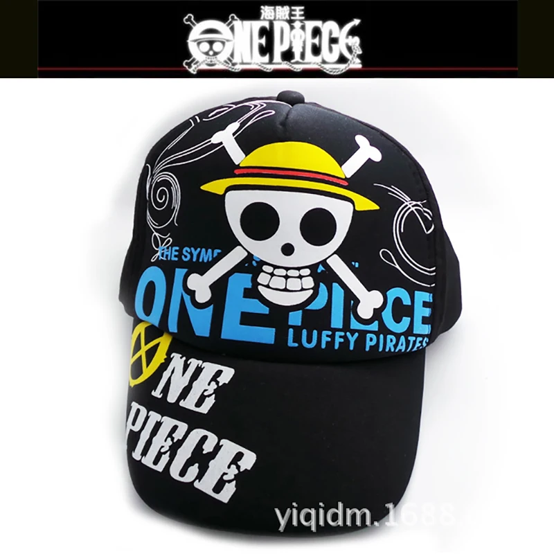 One Piece Luffy Pirate Skull Head Cotton Baseball cap Hat - One piece ...