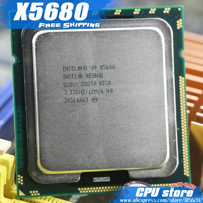 Intel Xeon X5680 CPU processor /3.33GHz /LGA1366/12MB L3 Cache/Six Core ...