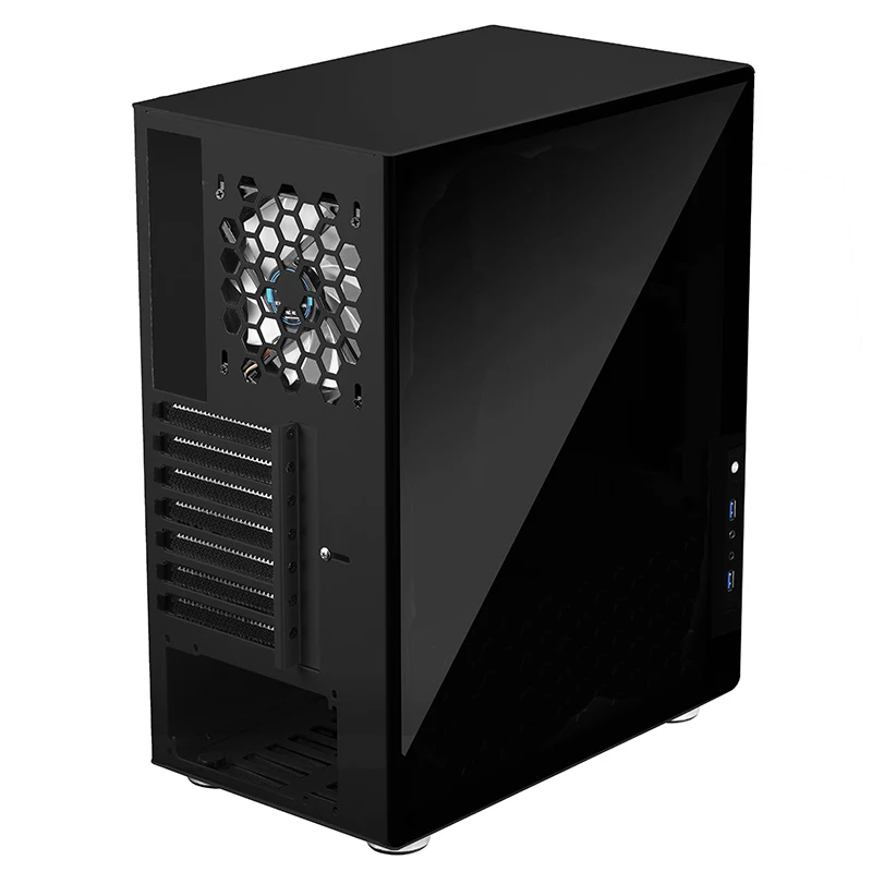 JONSBO U4 ATX Computer case Tempered glass side panels atx Aluminum ...