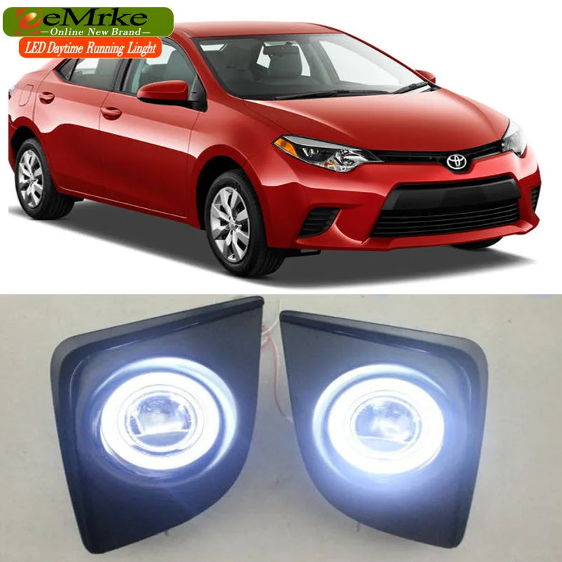 eeMrke-COB-Angel-Eyes-DRL-For-Toyota-Corolla-2014-2015-2016-North ...