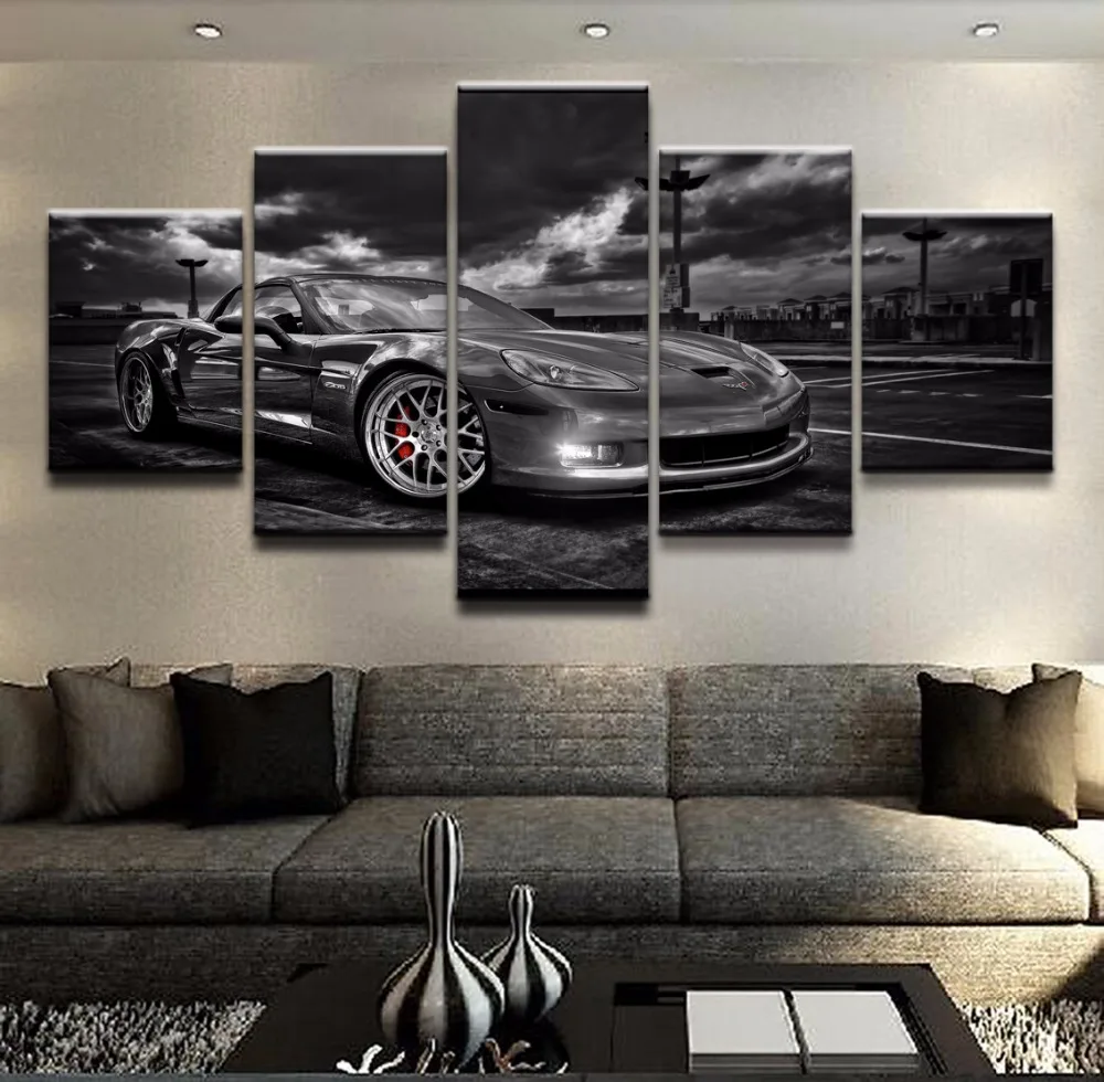 Framed Car Posters