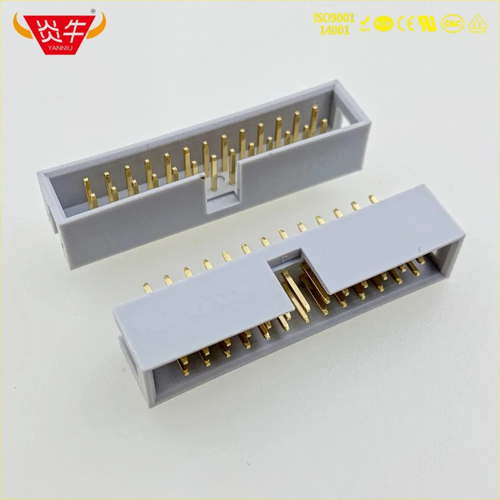 DC3-26P-GREY-WHITE-26PIN-IDC-SOCKET-BOX-2-54mm-PITCH-BOX-HEADER ...