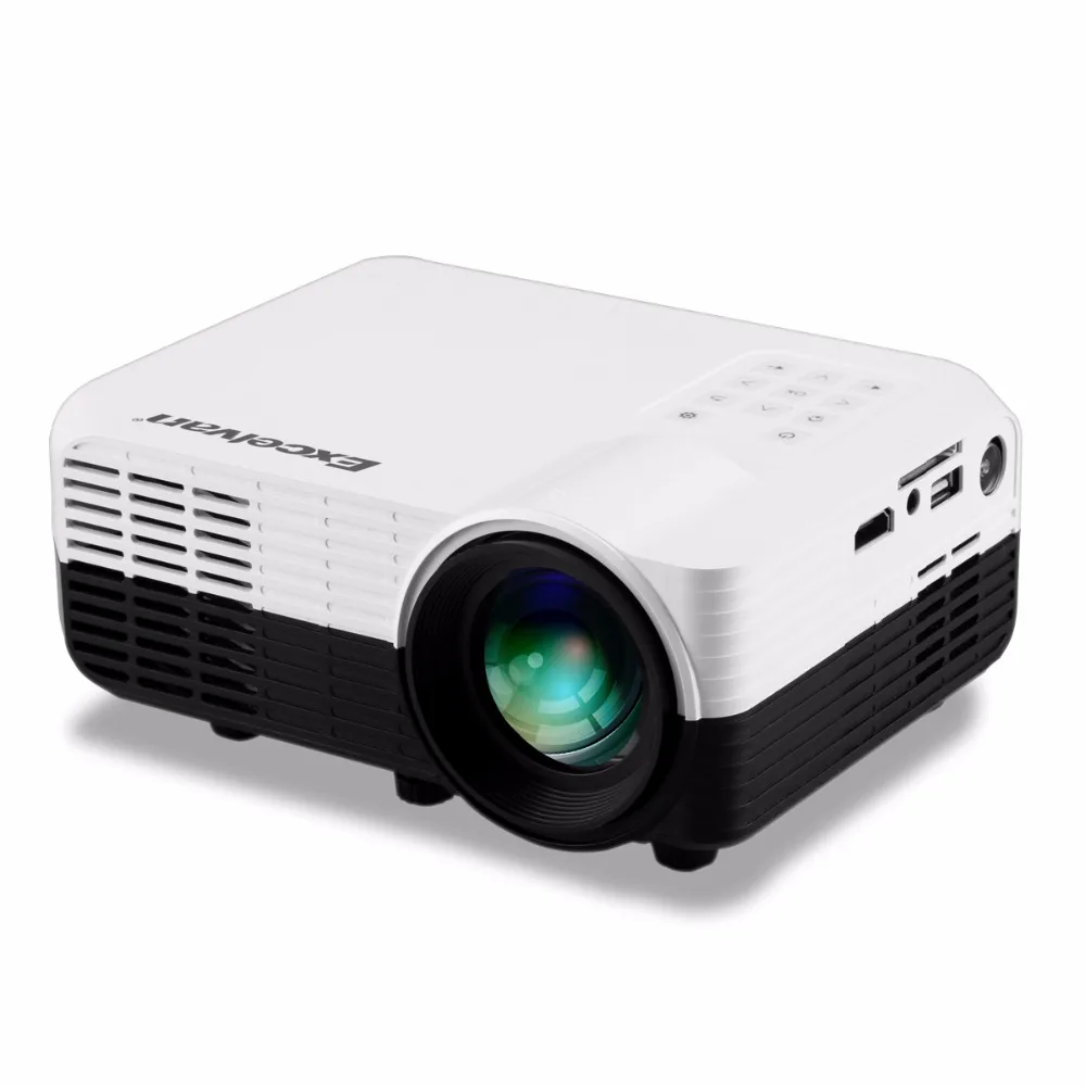 Excelvan 2018 home mini projector 640*480 Beamer Support 1080p Input AV ...