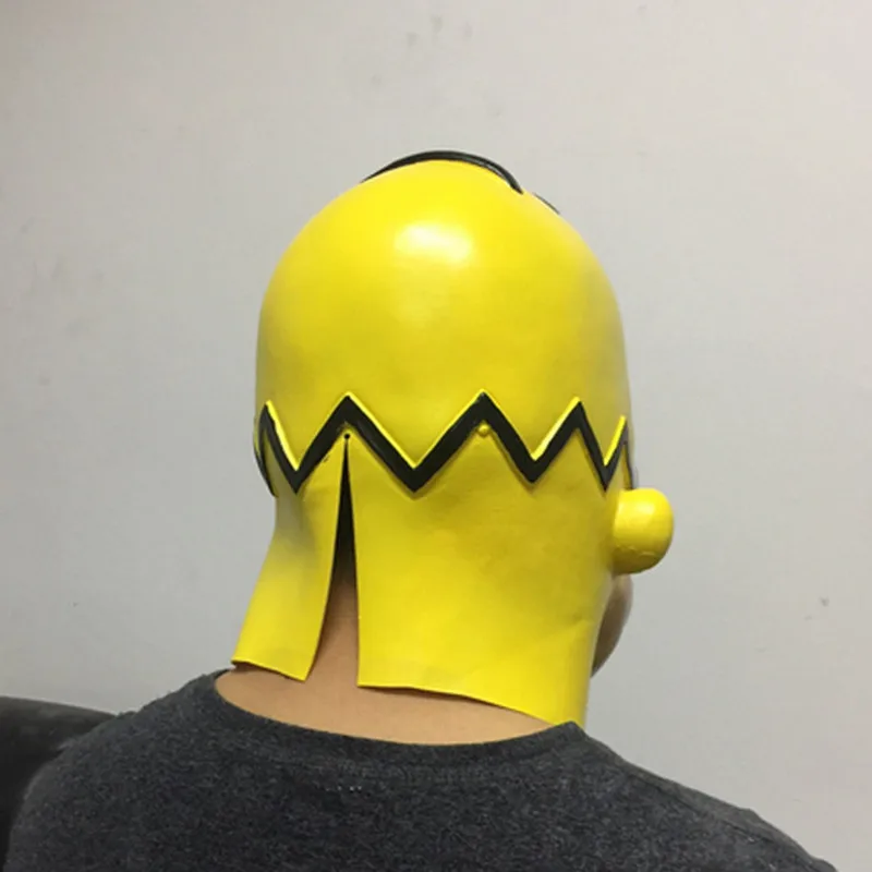 The Homer Simpsons Latex Simpsons cosplay Mask Halloween Cosplay for ...
