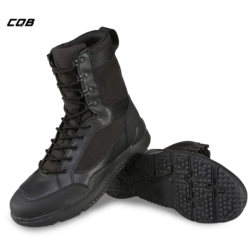 CQB Outdoor Sport Tactical Hiking Boots Men's High Lightweight ...