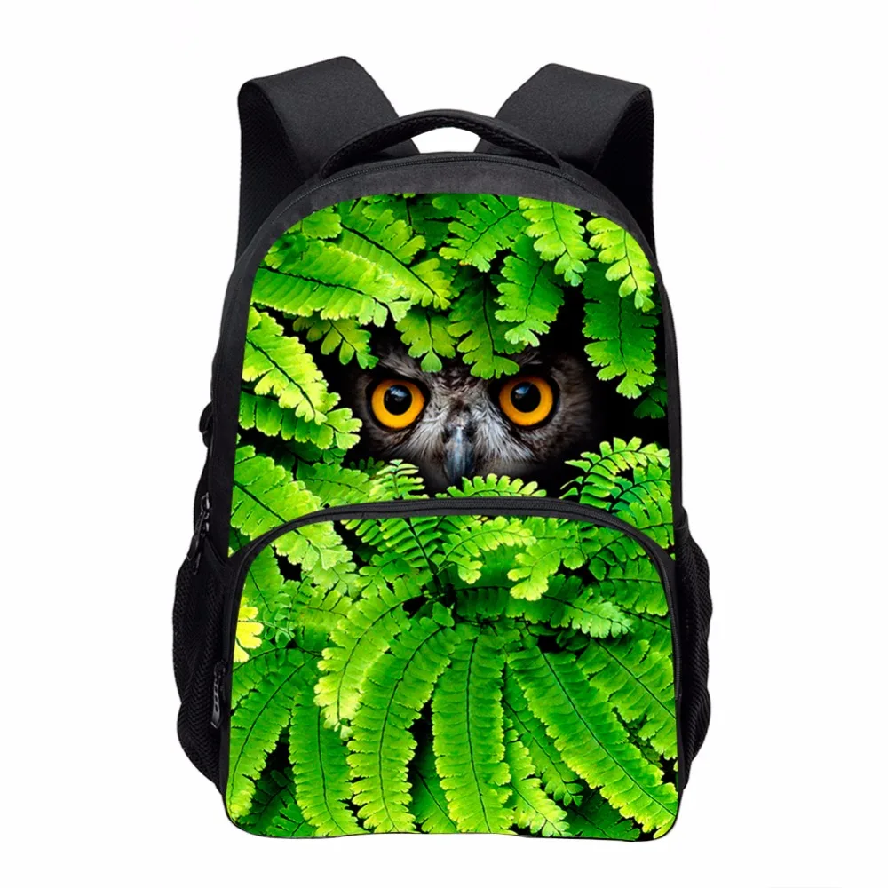 Aliexpress.com : Buy Fashion School Backpack Cat Tiger Owl Printing Zoo ...